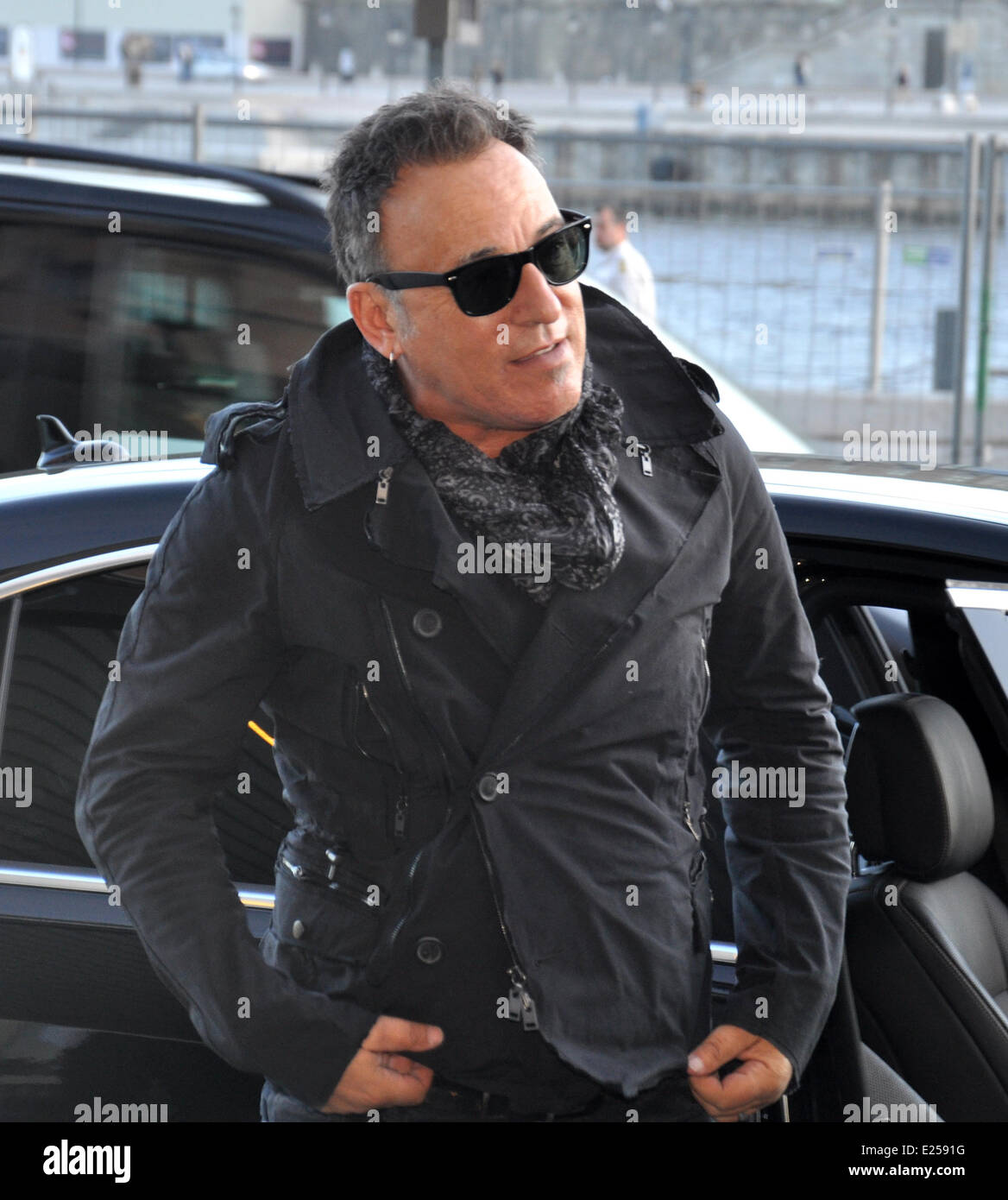 Bruce Springsteen arrives in Stockholm Featuring: Bruce Springsteen ...