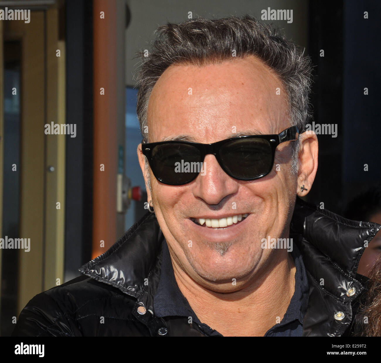 Bruce Springsteen and his crew enjoy a sightseeing tour on a boat in ...