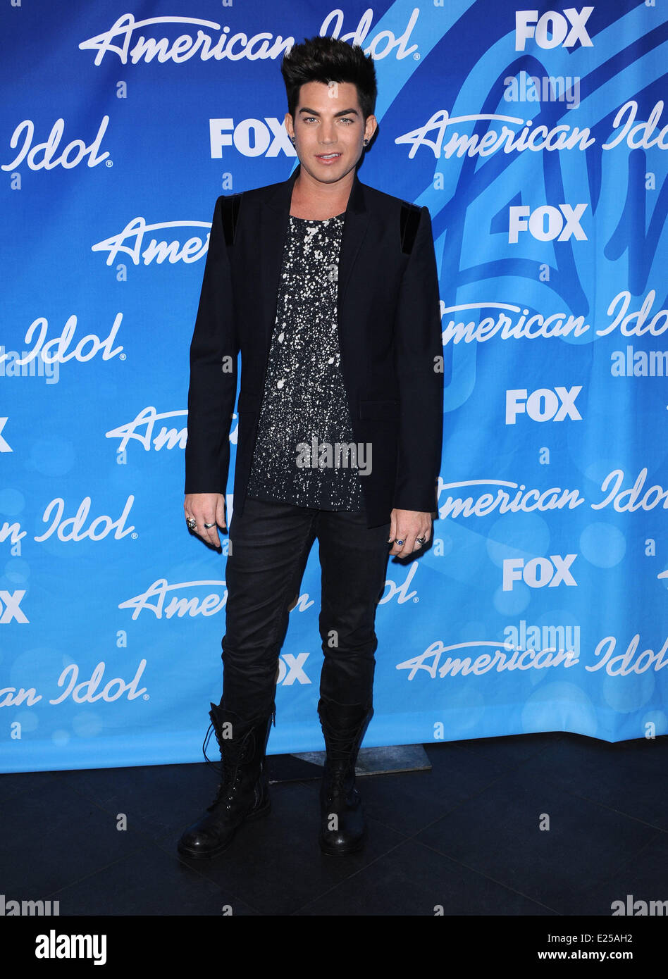 Adam lambert arrivals american idol hi-res stock photography and images ...