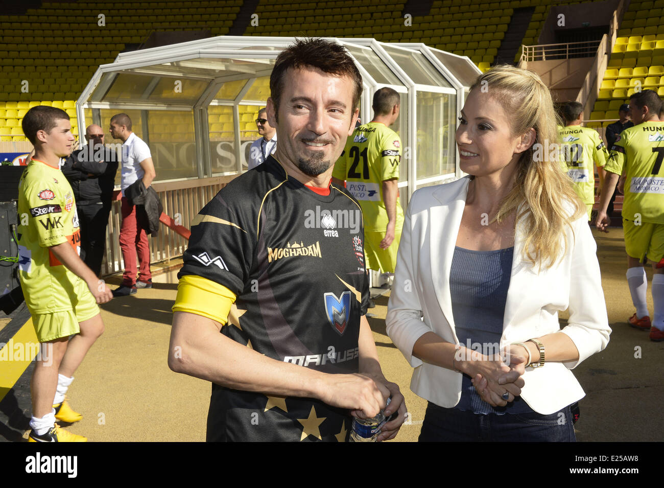 The World Stars Football Match, Star Team Monaco vs Formula one drivers ...