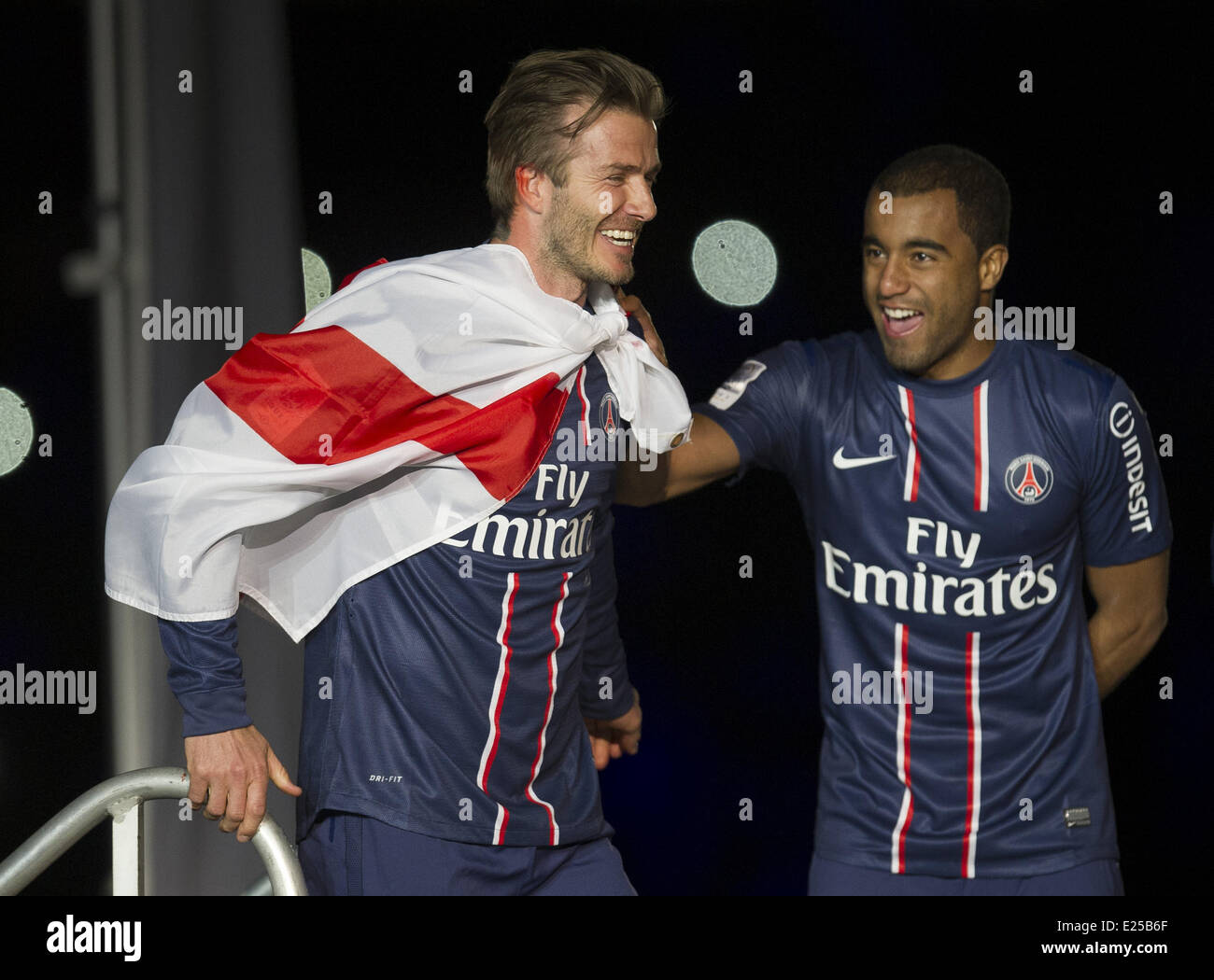 David beckham psg last game hi-res stock photography and images - Alamy