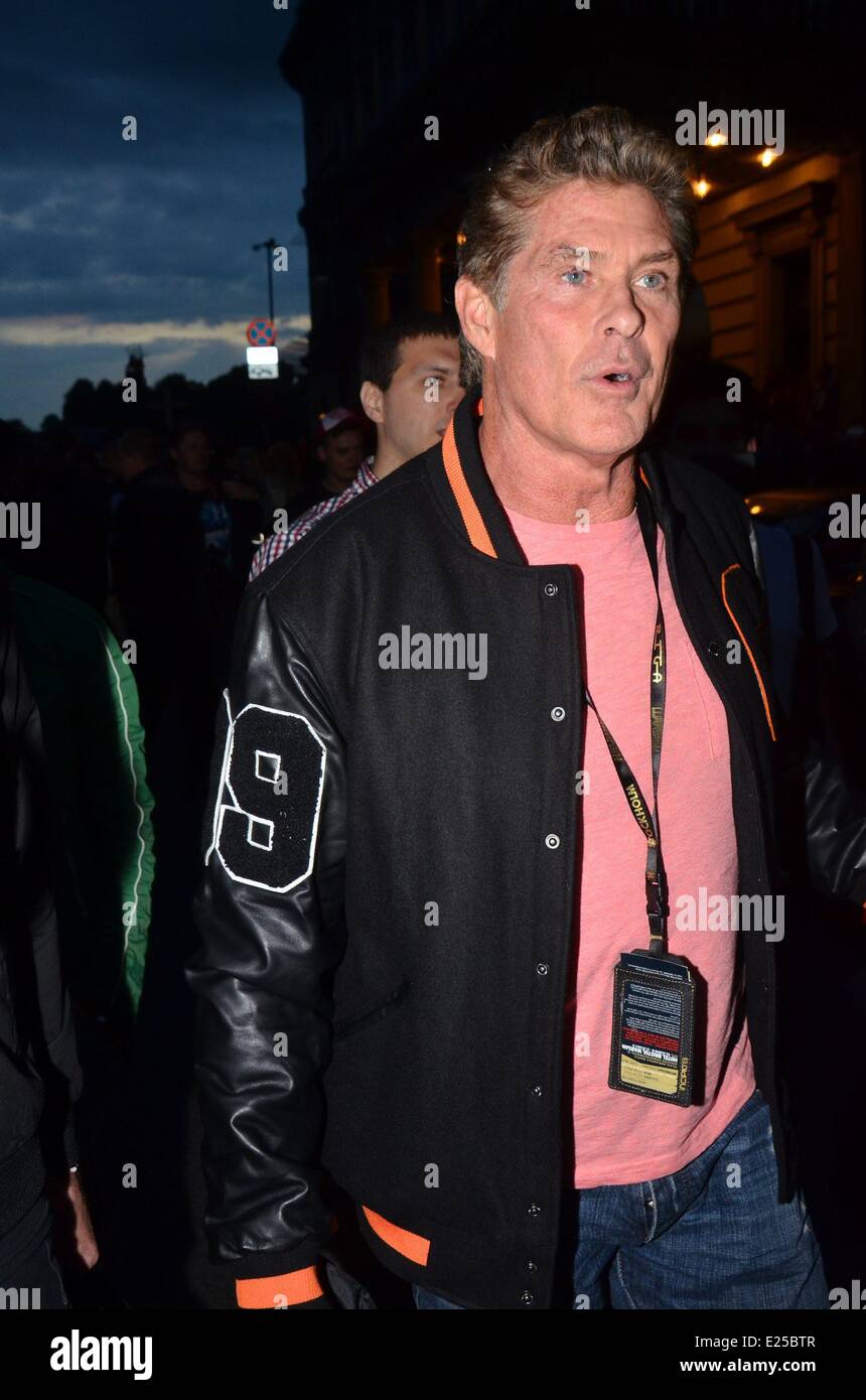 Gumball 3000 Supercars kicks off in Warsaw Featuring: David Hasselhoff ...