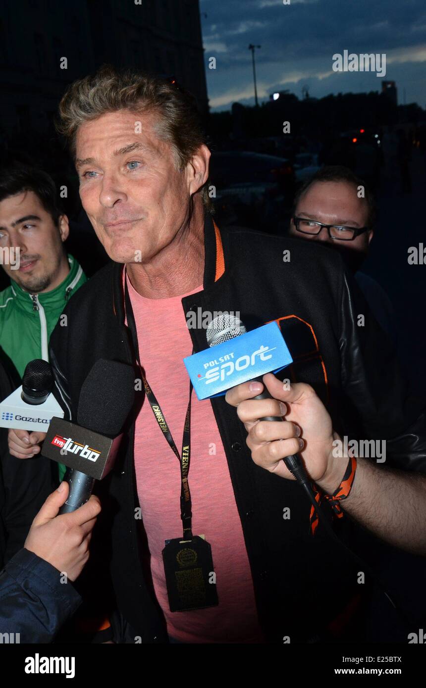 Gumball 3000 Supercars kicks off in Warsaw Featuring: David Hasselhoff ...