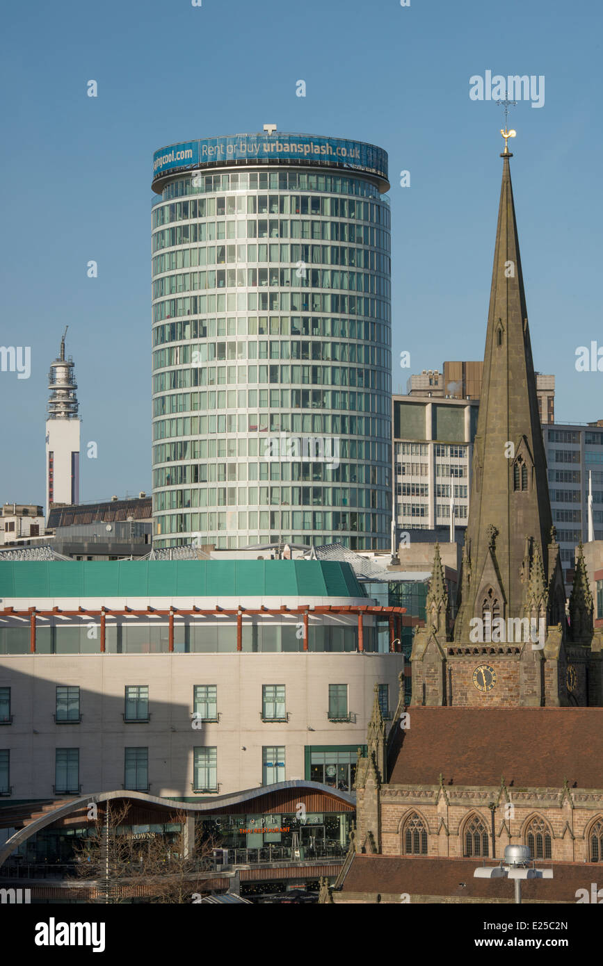 Birmingham bull ring rotunda hi-res stock photography and images - Alamy
