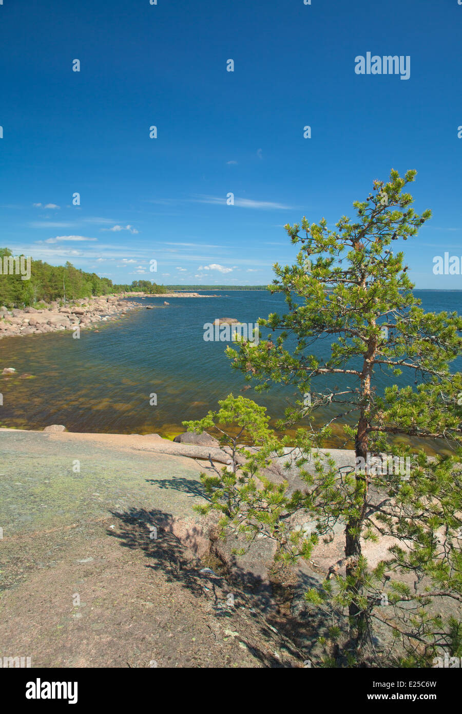 Finnish summer landscape,, sunny day Stock Photo - Alamy