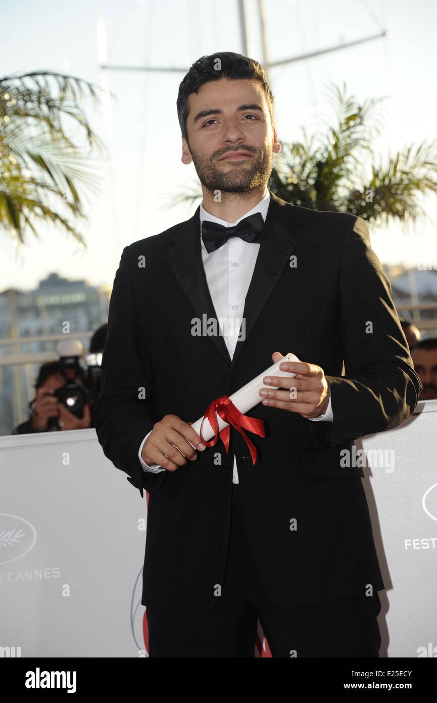 US actor Oscar Isaac during a photocall after he received the Grand ...