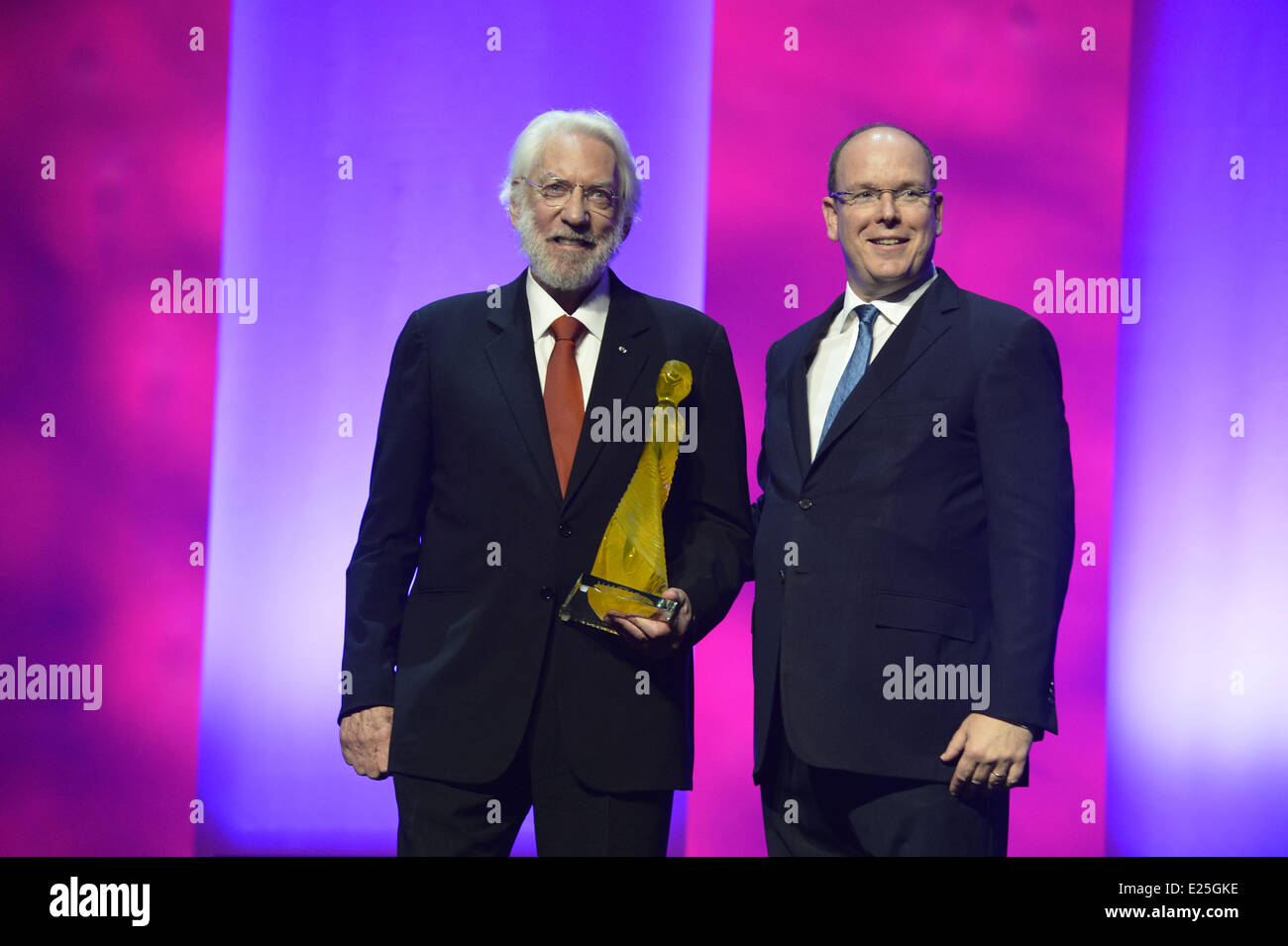 Donald Sutherland receives a Golden Nymphe Tribute during the 53rd ...