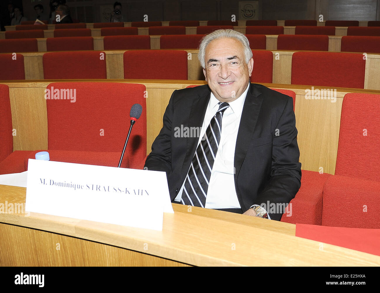 Former IMF chief Dominique Strauss Kahn prior to a hearing before an ...