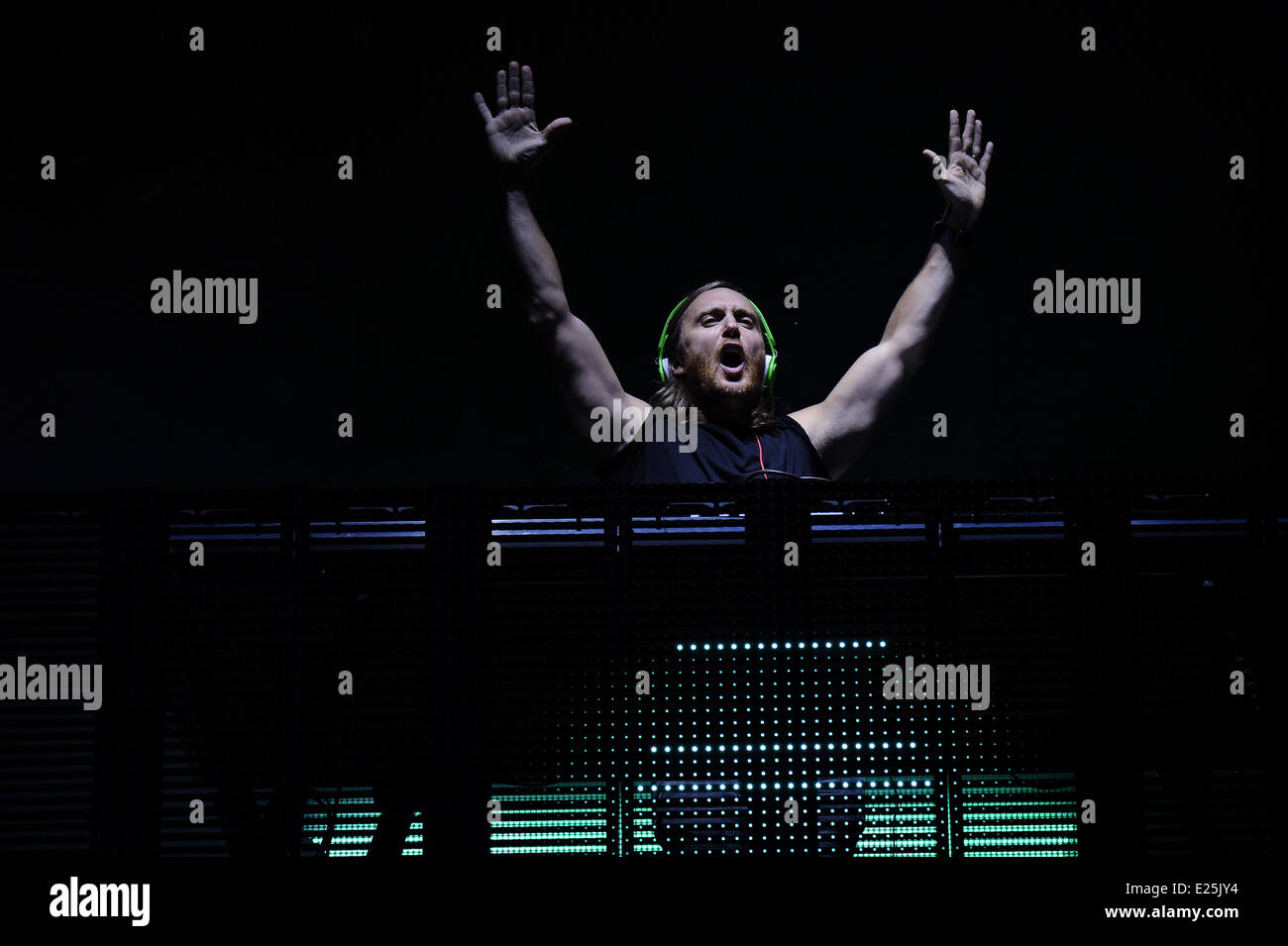 DJ David Guetta performing during 15th Solidays Festival Featuring ...