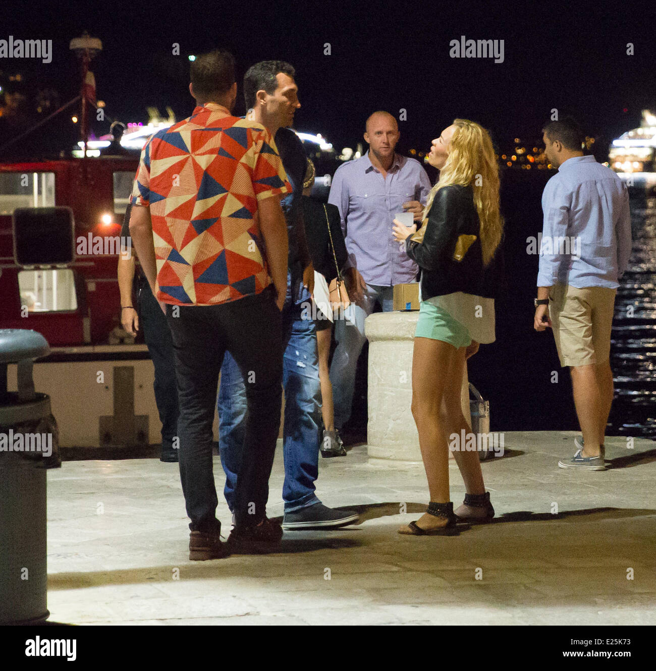 The Ukrainian boxing champion Vladimir Klitschko and Hayden Panettiere ...