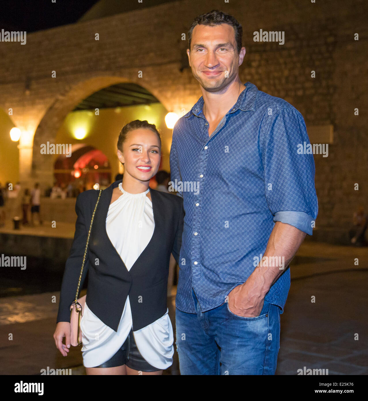 The Ukrainian boxing champion Vladimir Klitschko and Hayden Panettiere ...