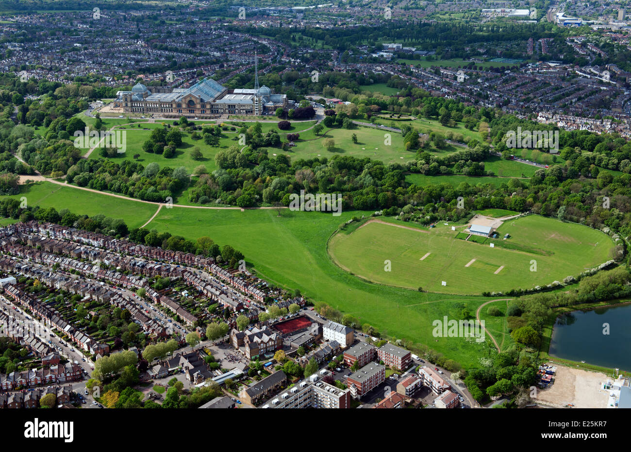 Aerial view of alexandra palace hi-res stock photography and images - Alamy
