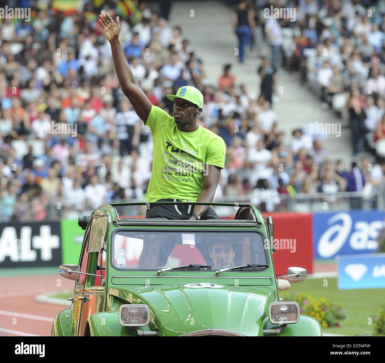 IAAF Diamond League 2013 at the Stade de France Featuring: Usain Bolt ...