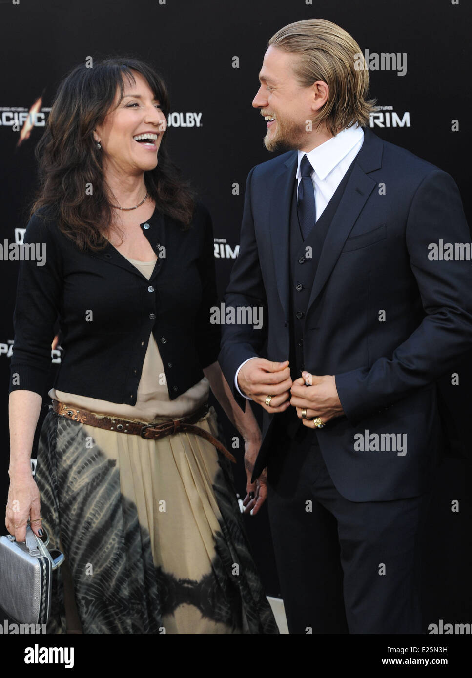 Los Angeles premiere of 'Pacific Rim' held at the Dolby Theatre - Arrivals Featuring: CHARLIE ...