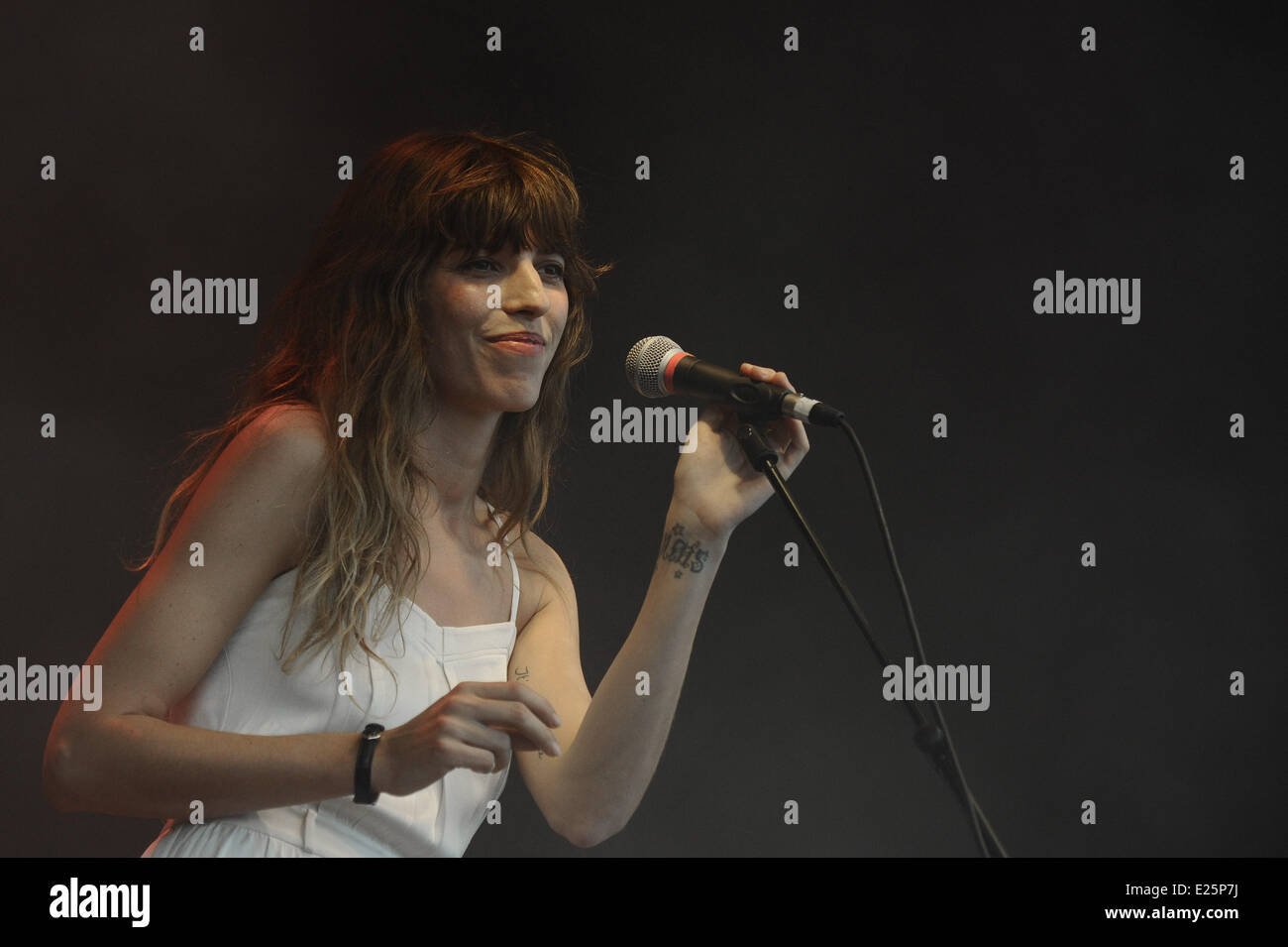 French singer Lou Doillon performing live in concert Featuring: Lou ...