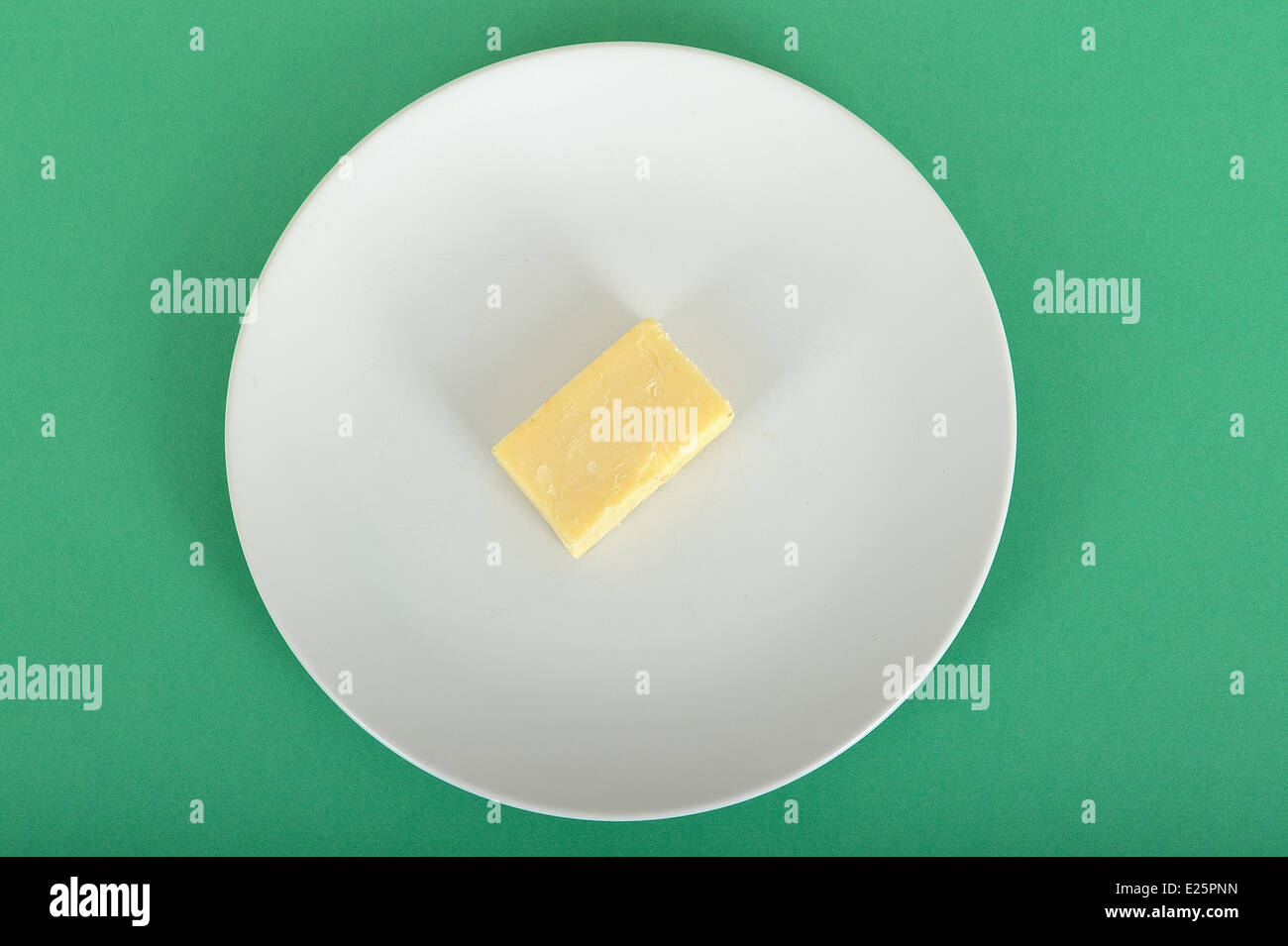 Portion of Cheddar Cheese Providing 100 Calories Stock Photo - Alamy