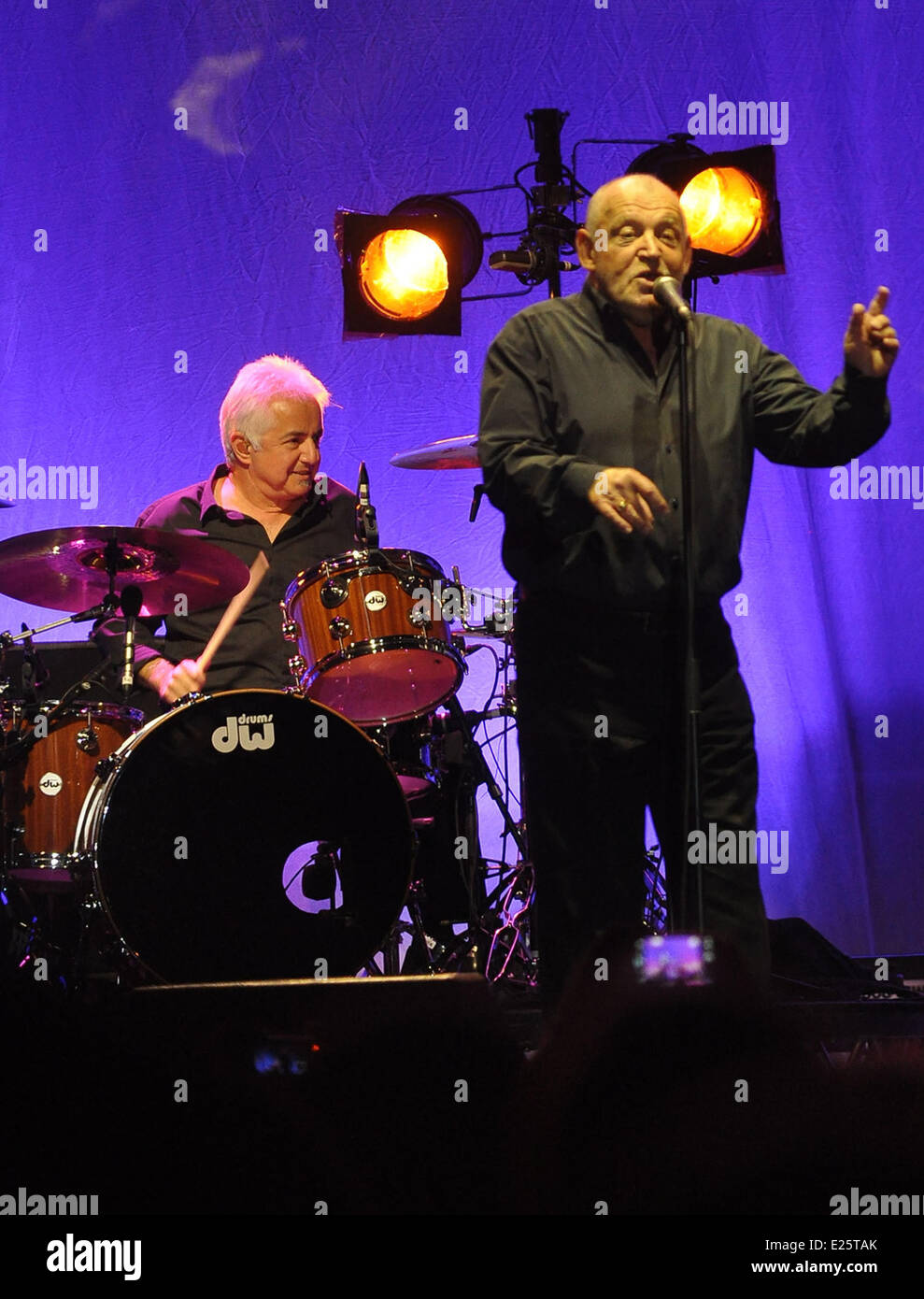 Joe Cocker performs in concert held at the Roman Amphitheatre ...