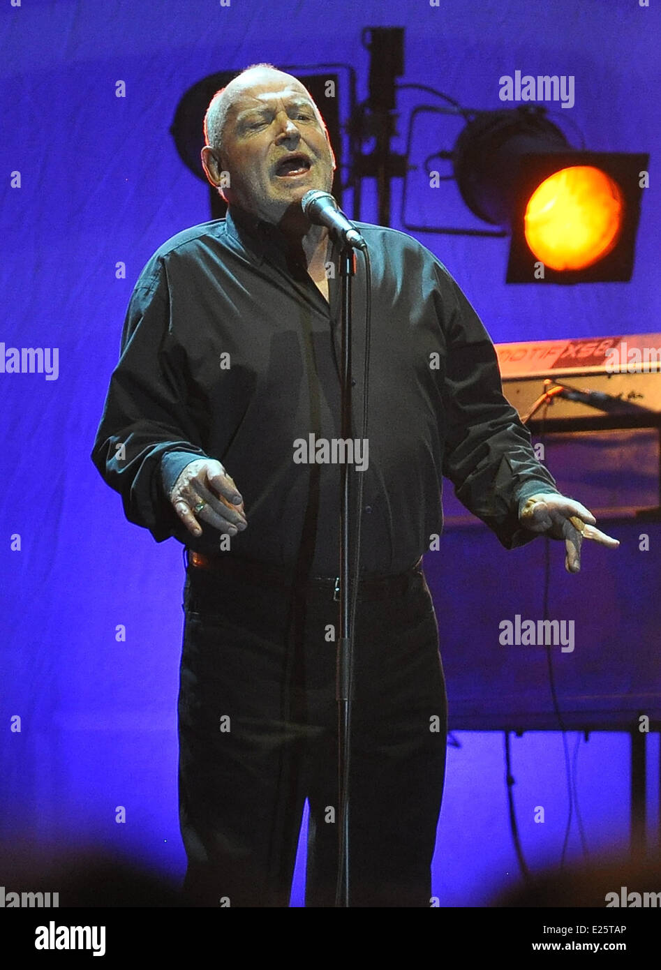 Joe Cocker performs in concert held at the Roman Amphitheatre ...