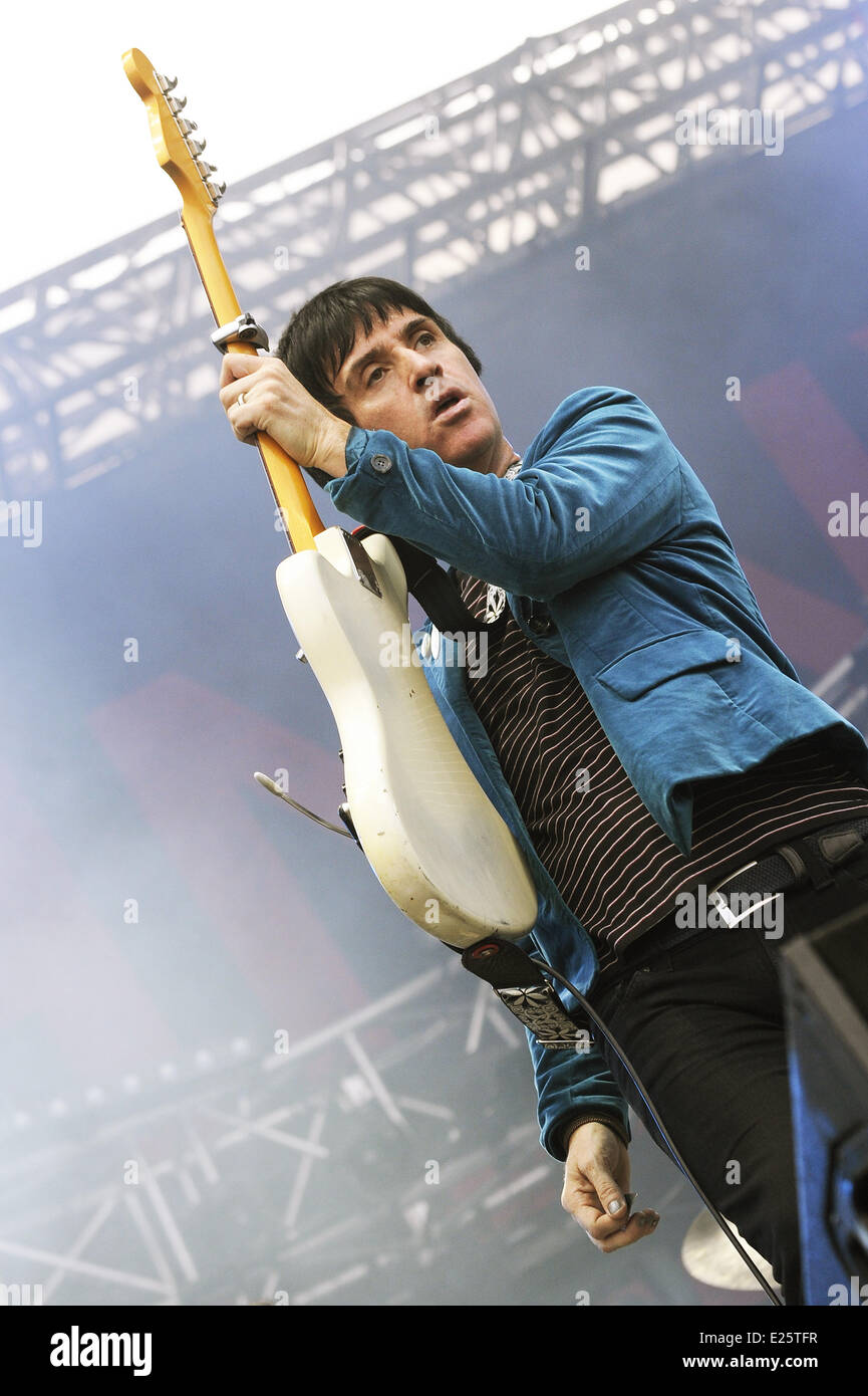 English singer 'Johnny Marr' live on stage during the 11th Rock en ...