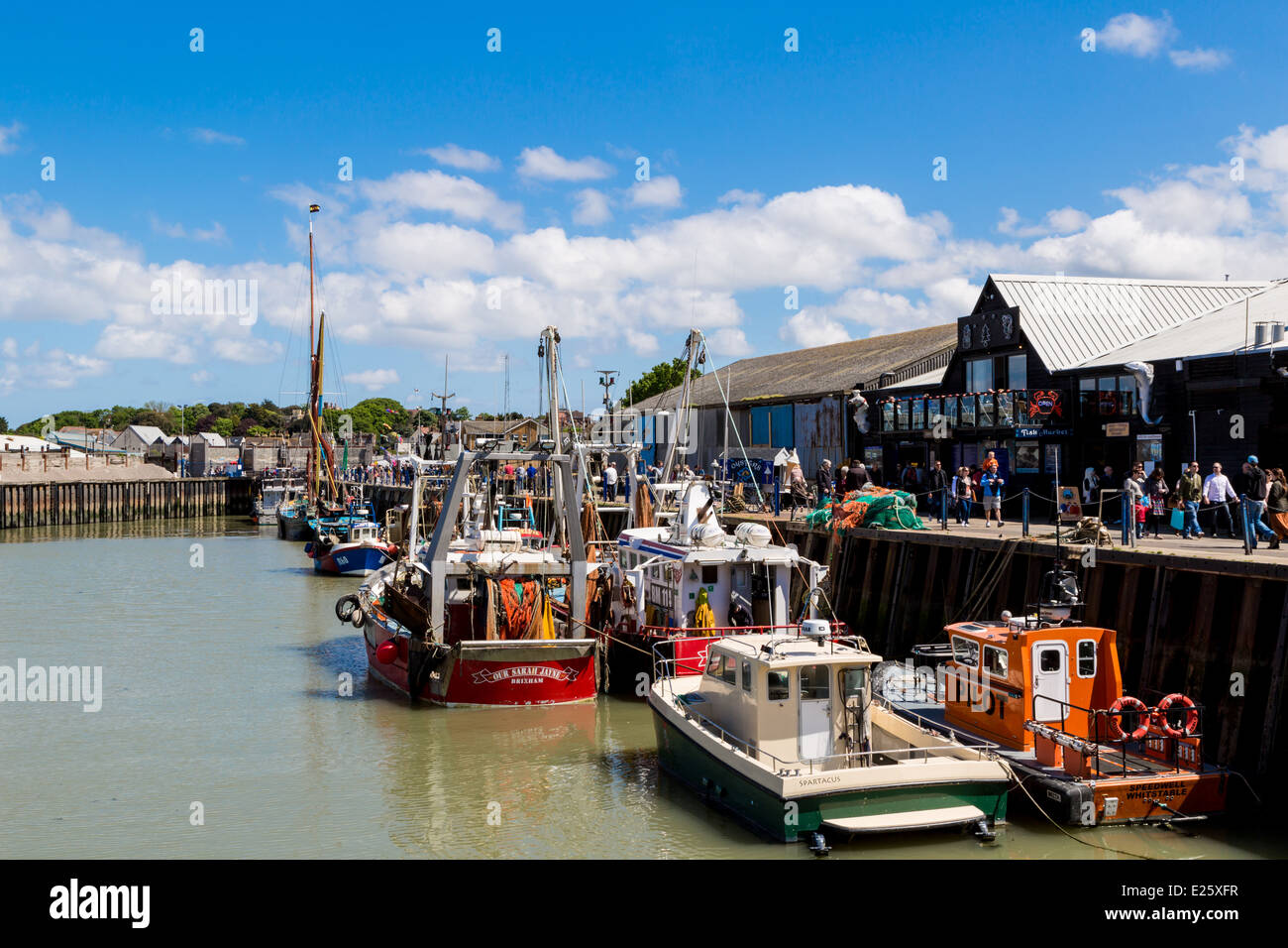 Whitstable harbour, Kent England Stock Photo - Alamy
