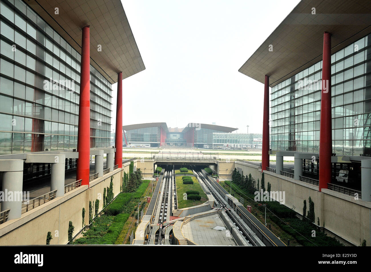 terminal 3 Beijing international airport China Stock Photo - Alamy