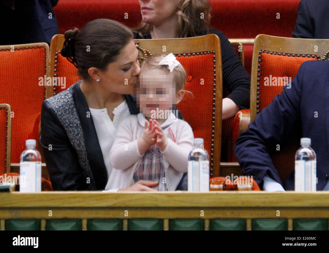 Crown Princess Victoria, Prince Daniel of Sweden and their daughter ...