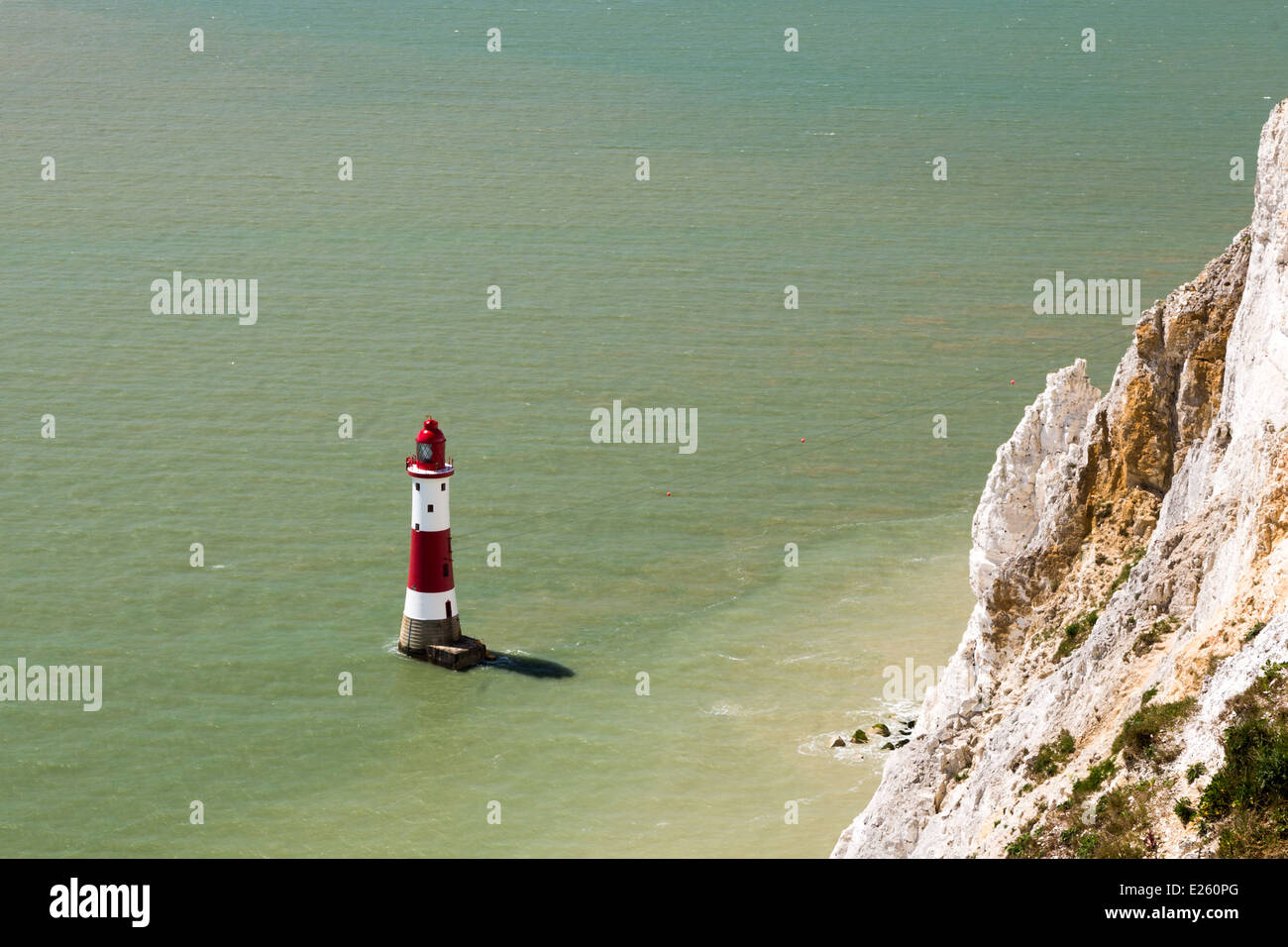 Beachy Head lighthouse east sussex england Stock Photo - Alamy