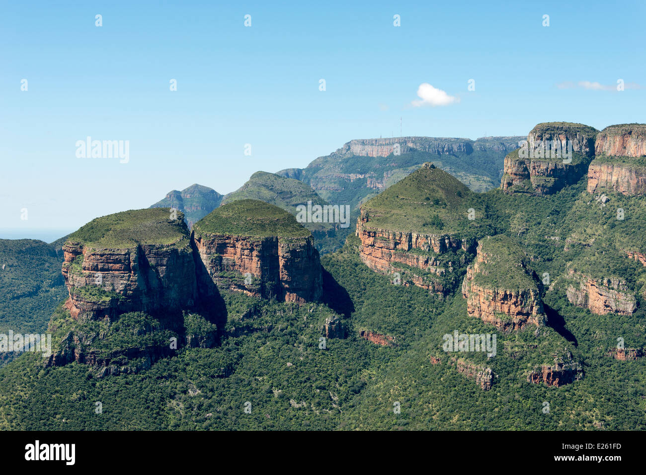 the three rondavels rock formation in south africa near hoedspruit on ...