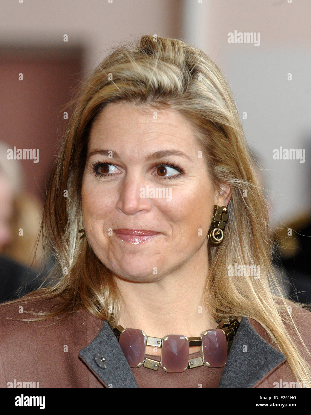 Princess Maxima of the Netherlands receives the first copy of the book ...
