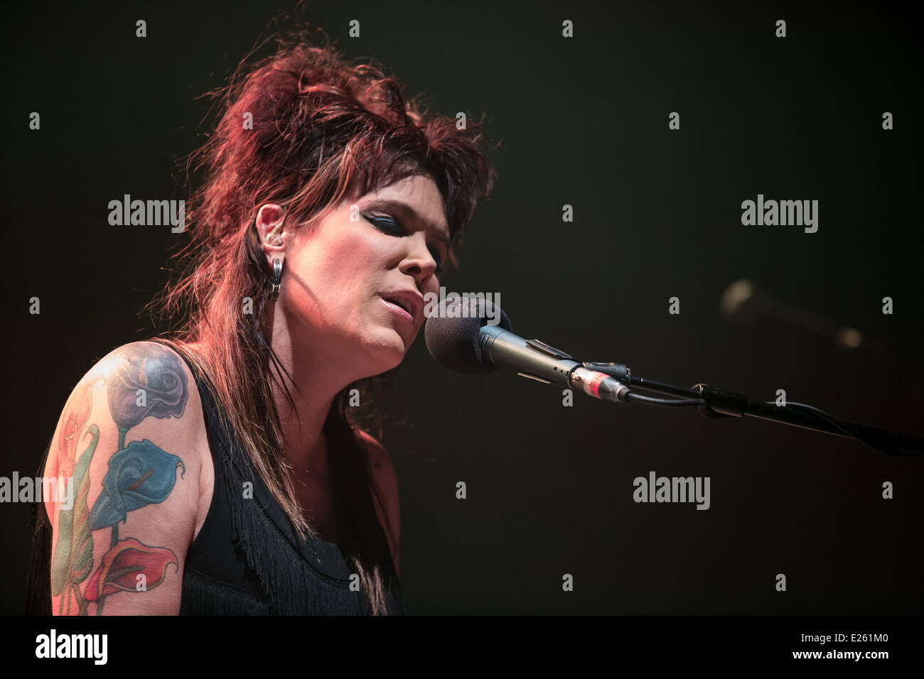 American singer/songwriter Beth Hart performing live at The Roundhouse ...