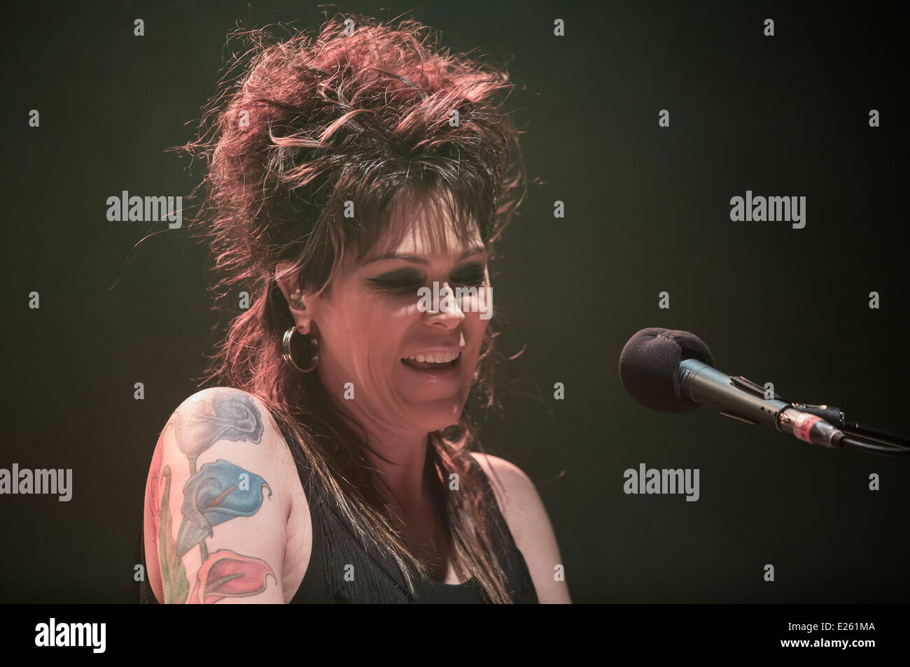 American singer/songwriter Beth Hart performing live at The Roundhouse ...