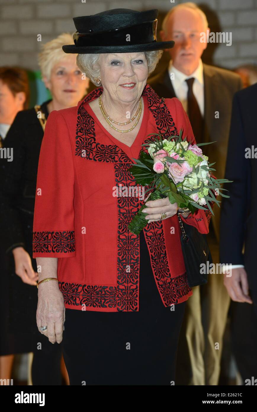 Queen Beatrix of the Netherlands visiting the 50th anniversary of the ...