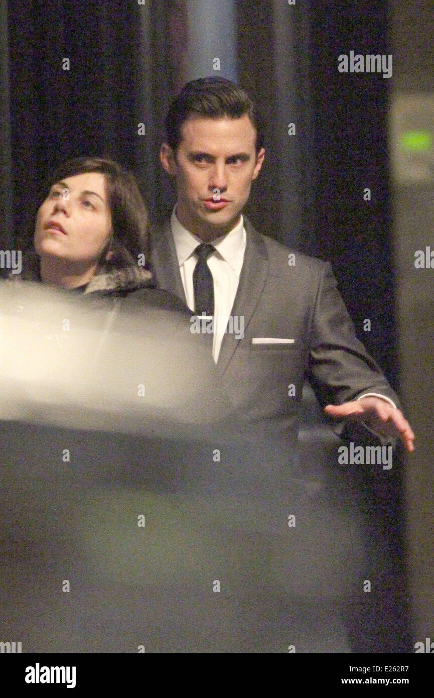 Milo Ventimiglia Filming takes place on the set of upcoming movie ...