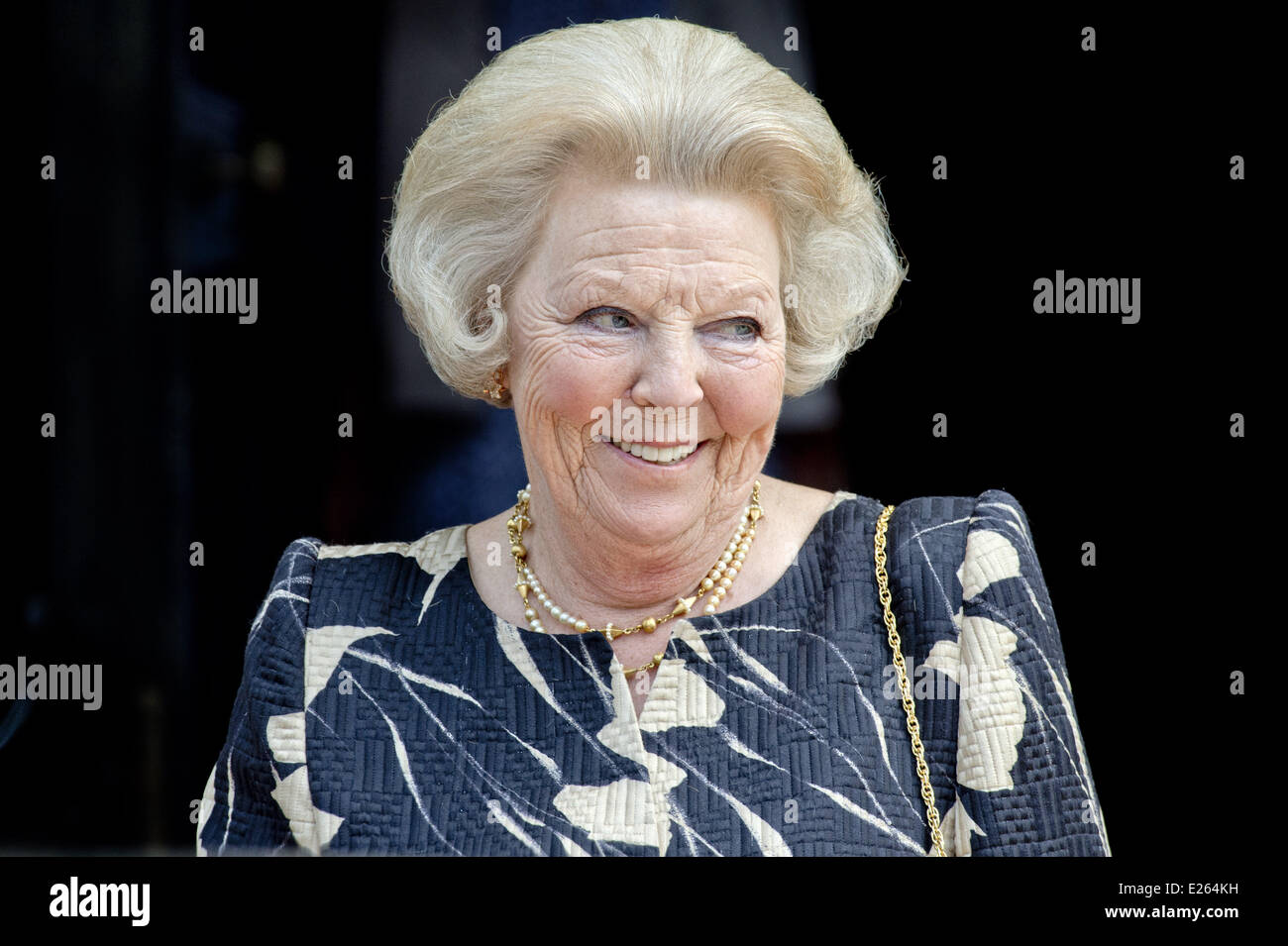 Princess Beatrix of The Netherlands at the award ceremony of the silver ...
