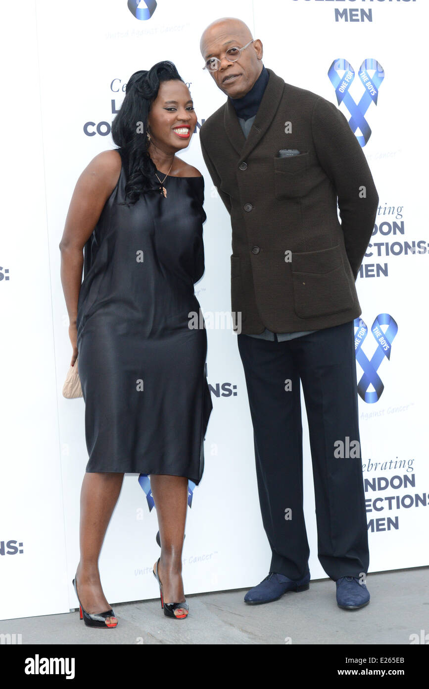London, UK. 15th June, 2014. Samuel L Jackson,Sofia Davis attends the ...