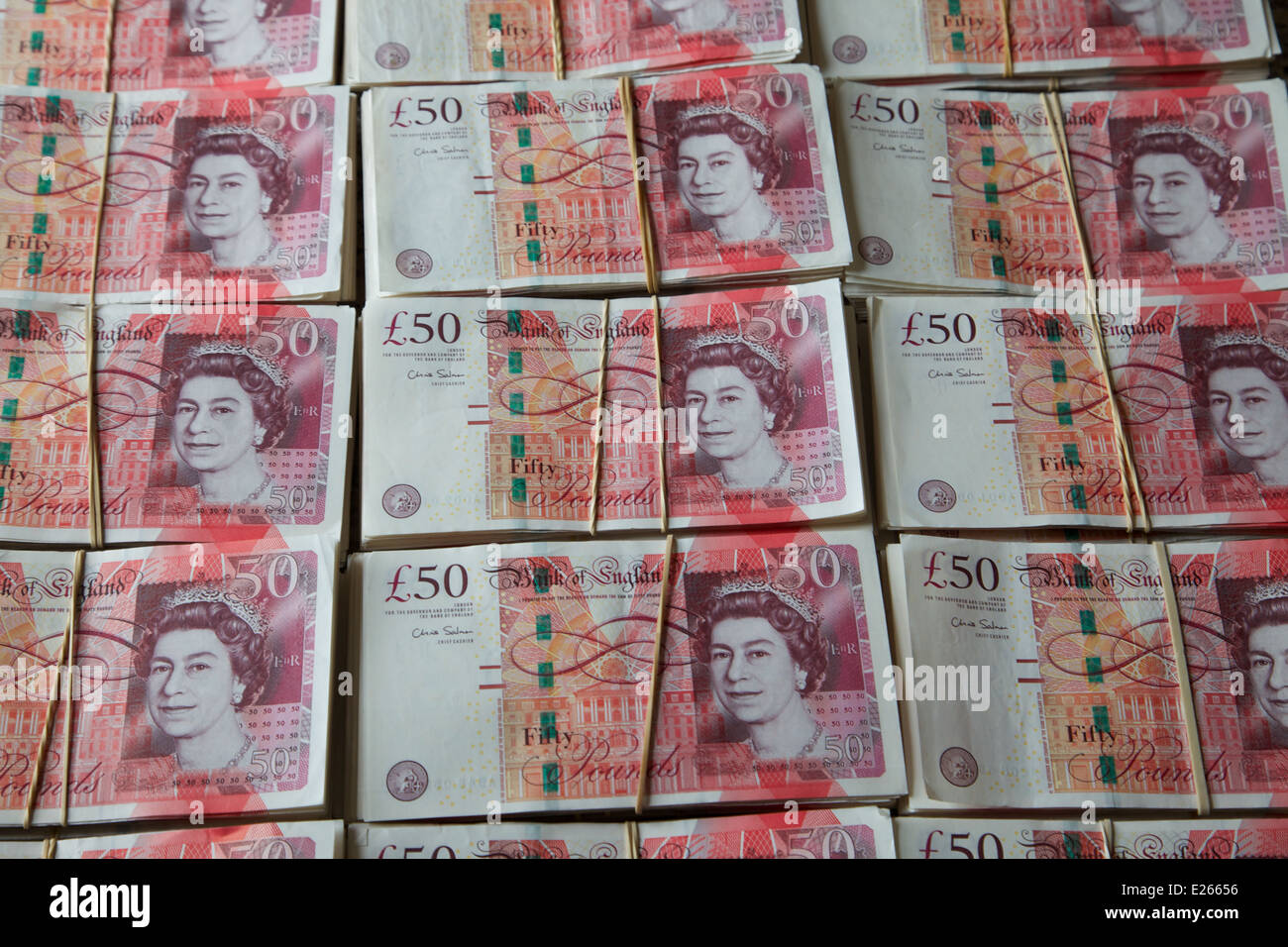 British £50 bank notes Stock Photo - Alamy