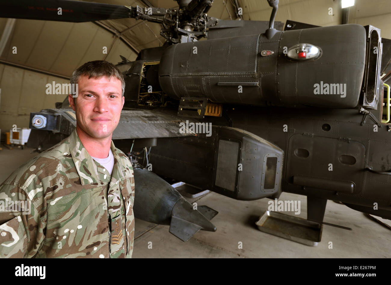Previously unissued picture of Staff Sgt Ben Wasteney of REME (Royal ...