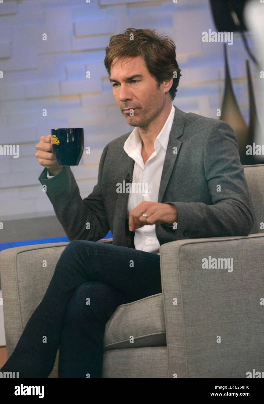 New York, NY, US. 16th June, 2014. Eric McCormack at GMA, Good Morning ...