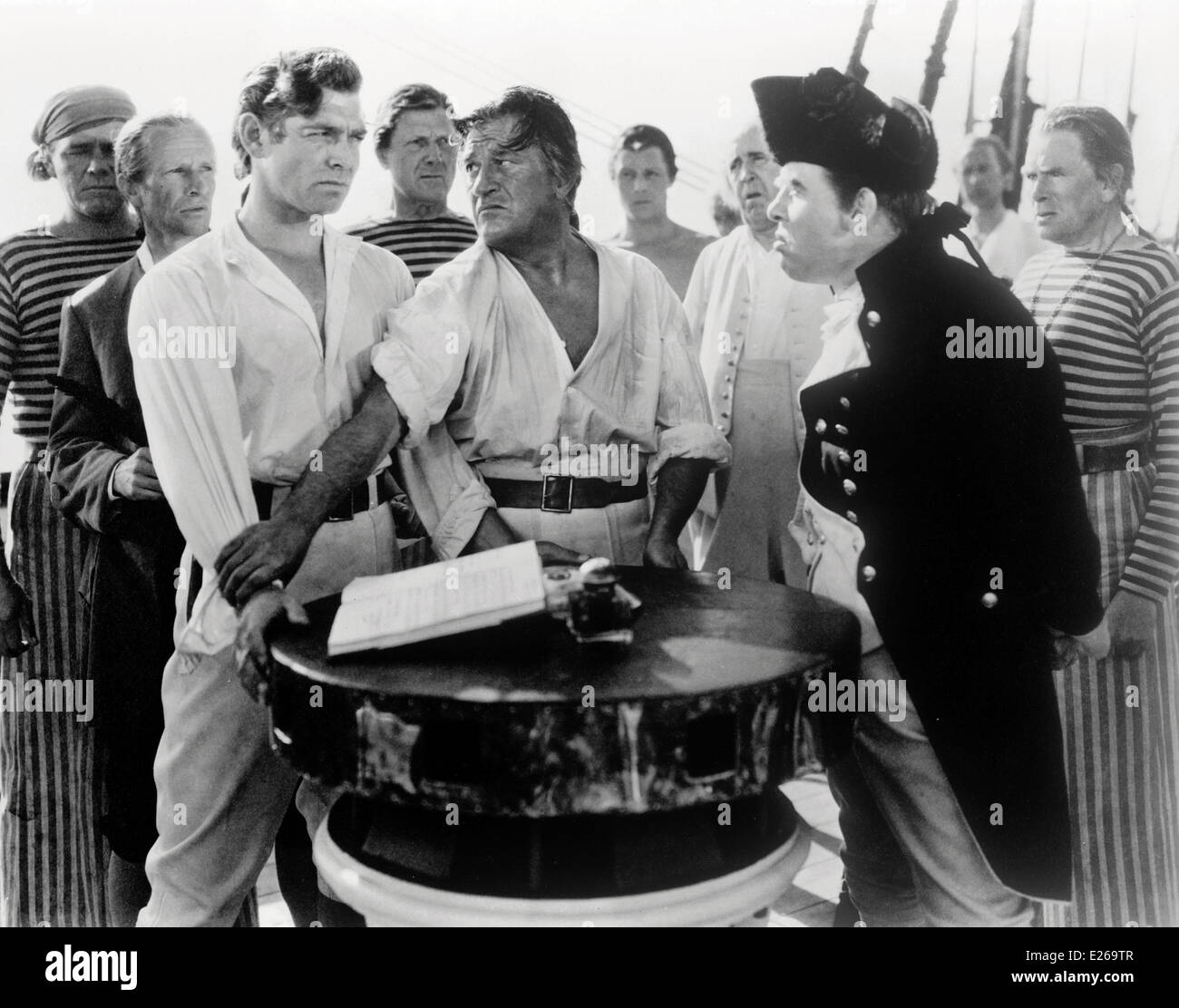 Donald Crisp, Clark Gable, Charles Laughton, Ivan F. Simpson, Dudley ...