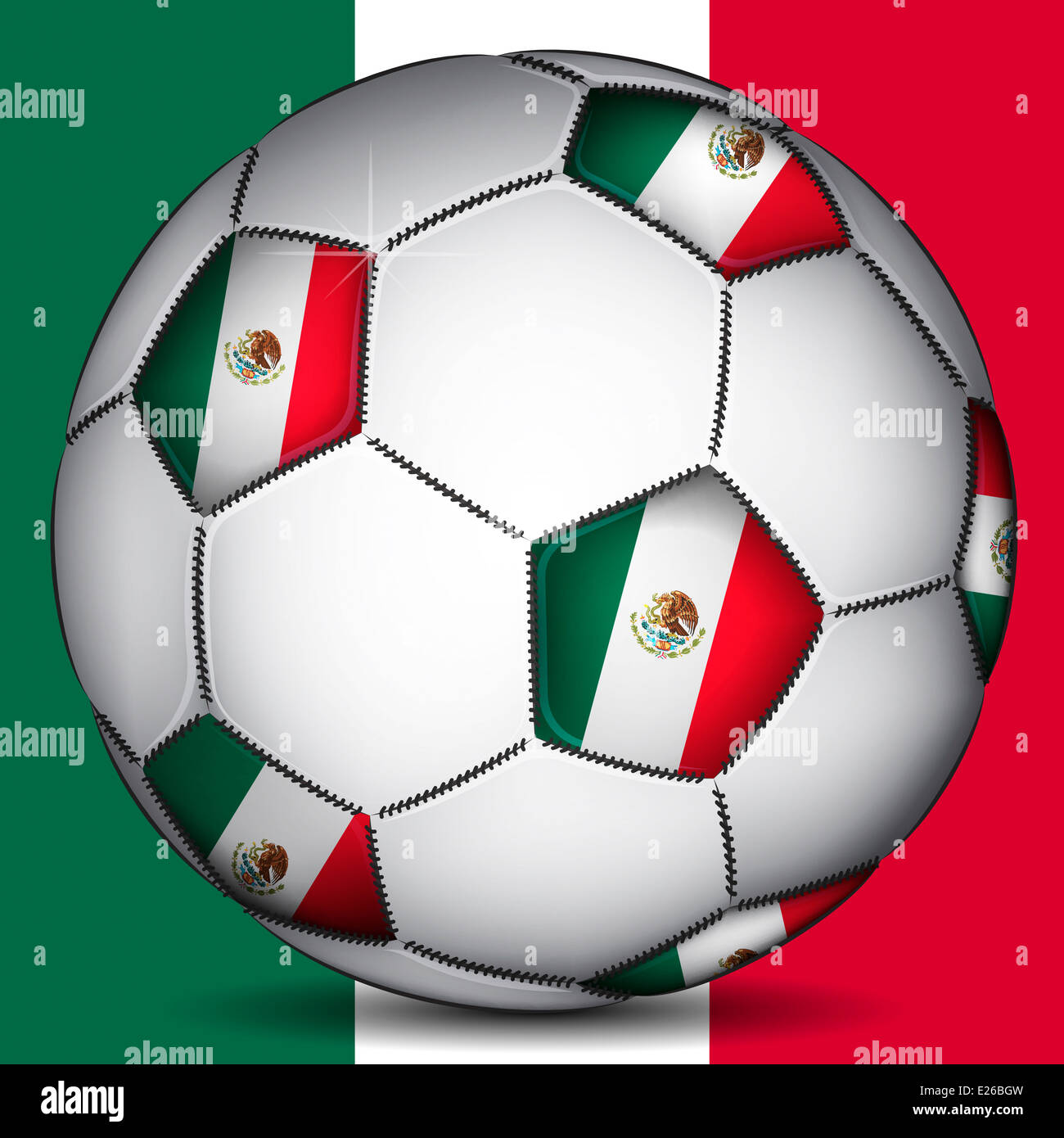 Mexico soccer ball Stock Photo - Alamy