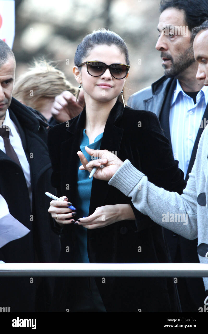 The cast of 'Spring Breakers' visit NRJ Studios in Paris Featuring ...