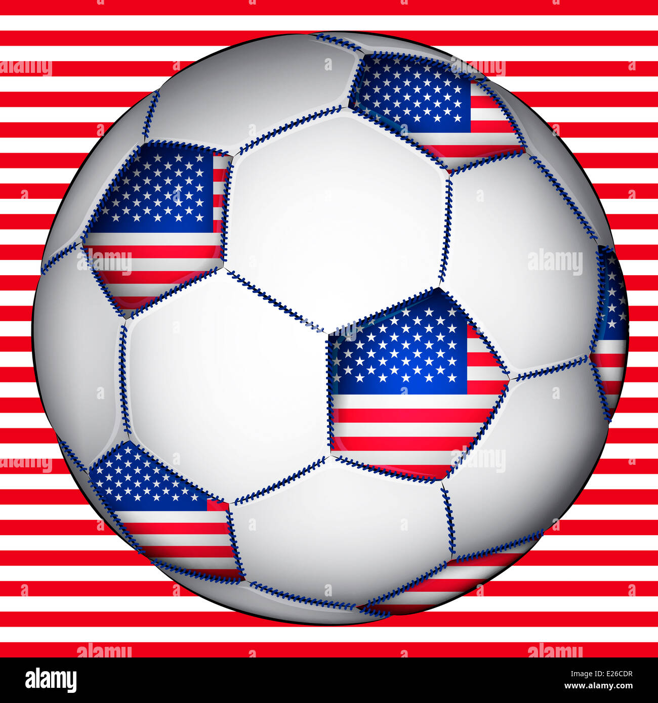 American soccer ball Stock Photo - Alamy