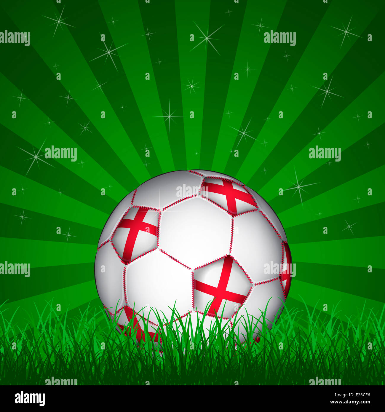 England soccer ball Stock Photo - Alamy