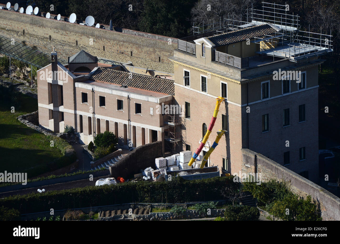The 'Mater Ecclesiae' monastery in the Vatican Gardens, where Pope ...