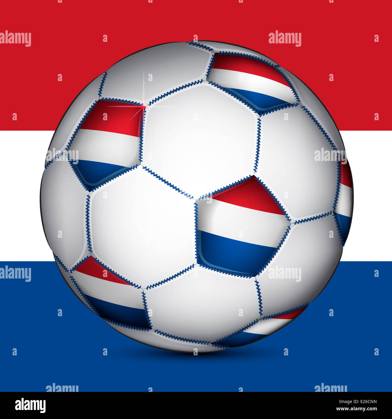 Netherlands soccer ball Stock Photo - Alamy