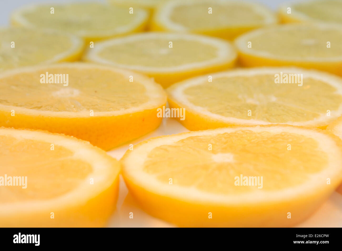 slices of lemons Stock Photo - Alamy