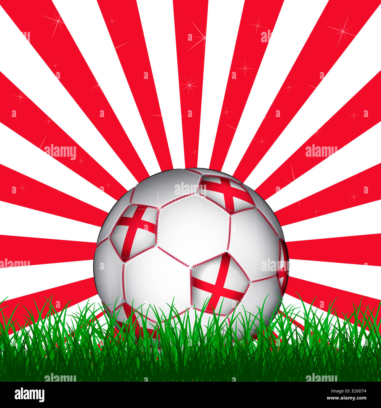 England soccer ball Stock Photo - Alamy