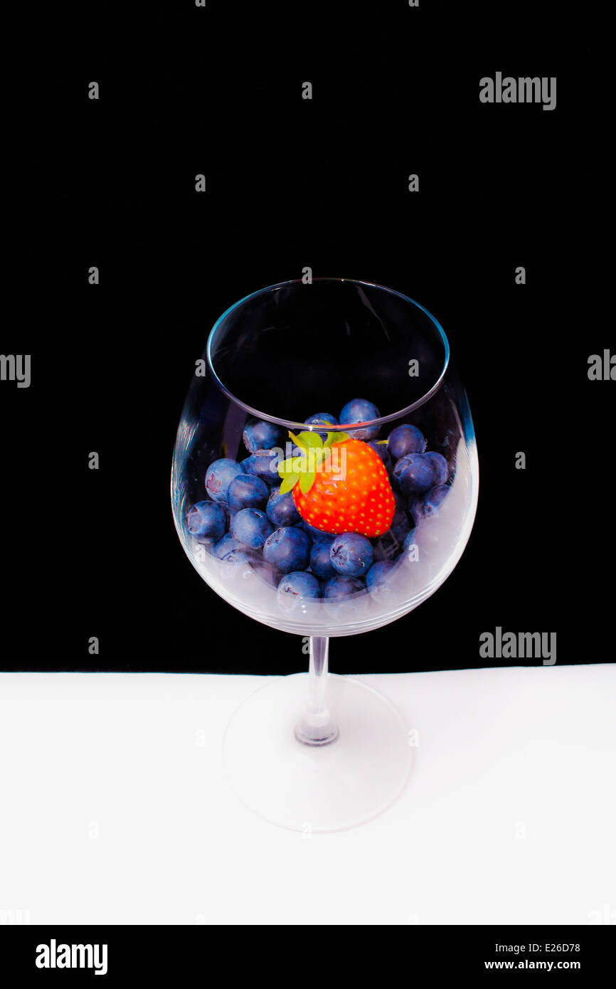 a glass of fruit Stock Photo - Alamy