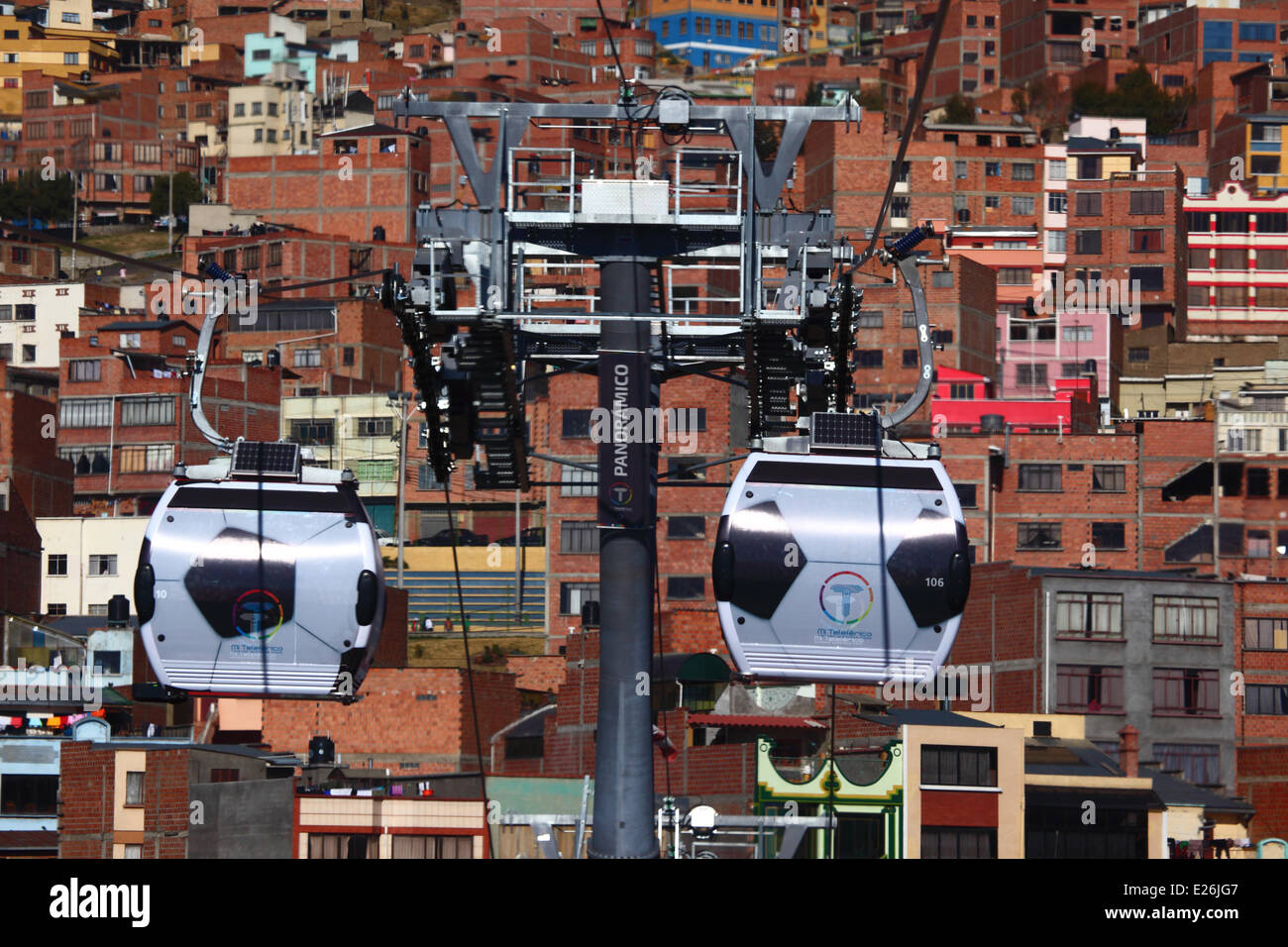 Modern cable car system la paz, bolivia hi-res stock photography and ...
