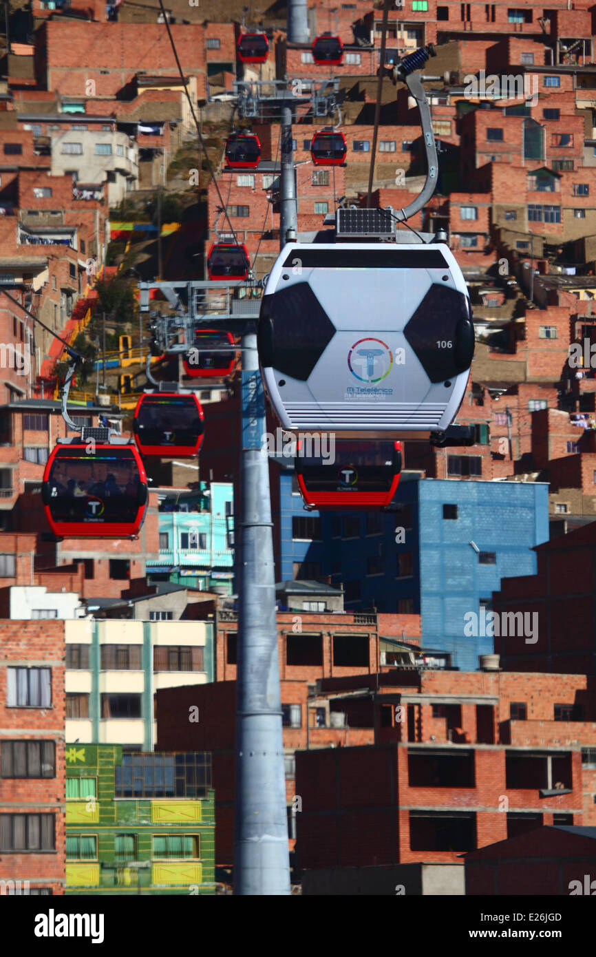 Modern cable car system la paz, bolivia hi-res stock photography and ...